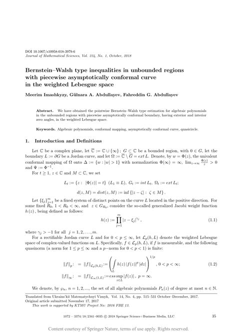 bernstein walsh type inequalities in unbounded regions with piecewise