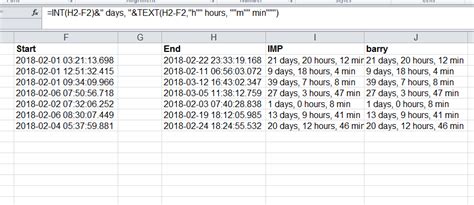 how to calculate time in excel stack overflow
