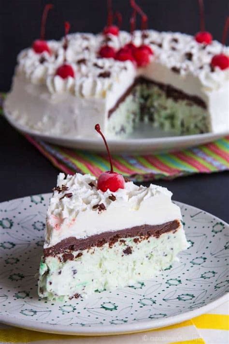 No Churn Mint Chocolate Chip Ice Cream Cake Cupcakes And Kale Chips