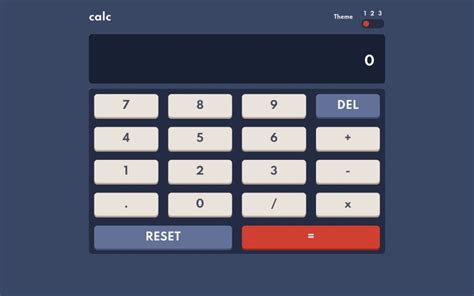 frontend mentor calculator app css html and js vanilla coding