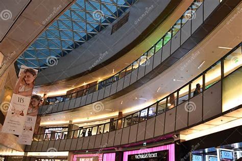 Zlote Tarasy Shopping Mall In Warsaw Poland Editorial Photography