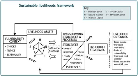 The Sustainable Livelihoods Framework Source Dfid 1999–2001