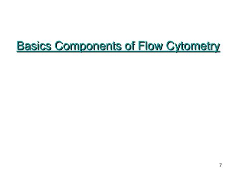 Ppt Flow Cytometry Principles And Main Applications Powerpoint
