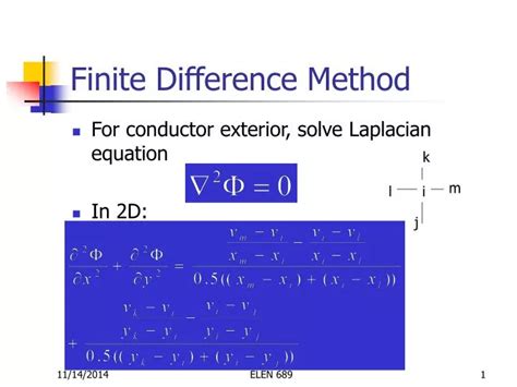 Ppt Finite Difference Method Powerpoint Presentation Free Download