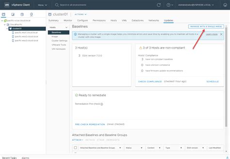 Upgrade To Esxi 7 Update 1 Using Vsphere Lifecycle Manager Vlcm