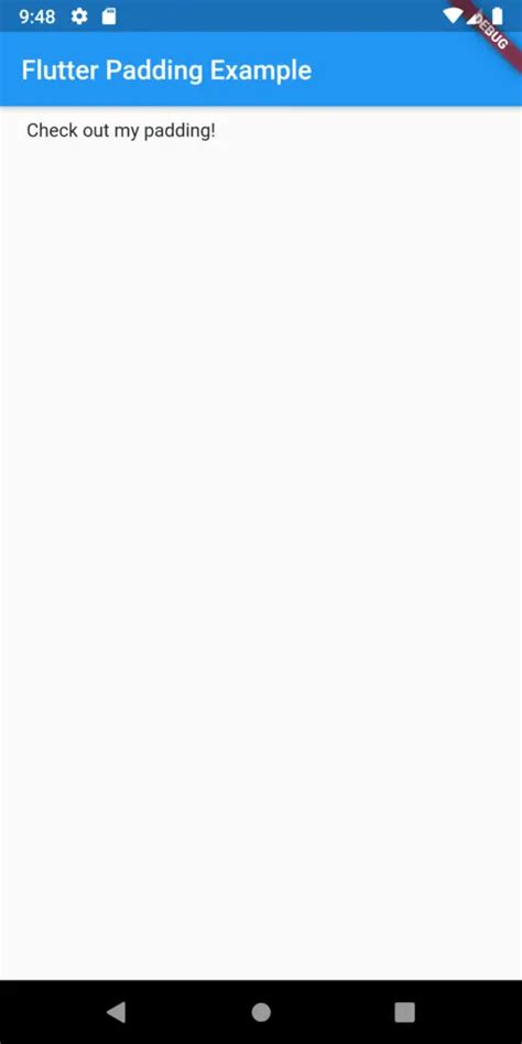 how to add padding in flutter coding with rashid