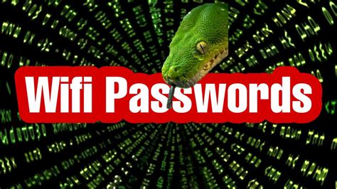 get wifi passwords with python python project for beginners youtube