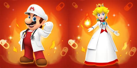 Dr Mario World Getting New Stages Dr Fire Mario Dr Fire Peach And