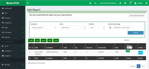 modern pos with multishop management system by csesumon codester