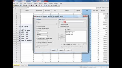 spss tutorials recoding an interval level scale variable into a new