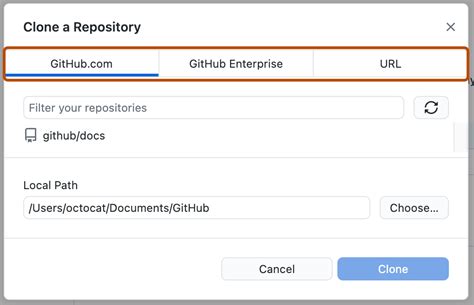 cloning and forking repositories from github desktop github docs