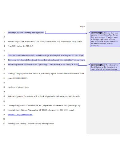 Manuscript 25 Examples Format How To Write Pdf