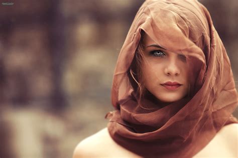 Brunette Women Wavy Hair Model Portrait Alessandro Di Cicco Brown