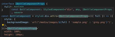reactjs how to pass props to a styled component in emotion using