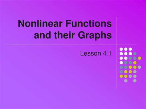 Ppt Nonlinear Functions And Their Graphs Powerpoint Presentation