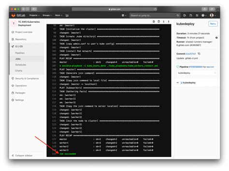 building a kubernetes cluster on aws with terraform ansible and gitlab