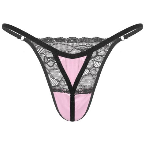 Sissy Leighton Satin Lace Thongs Feminize Me Store