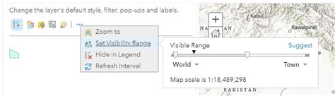 solved set visibility range python api esri community