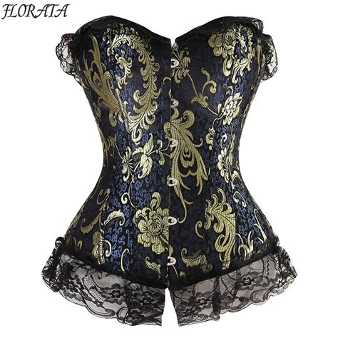 New Fashion Corsets And Bustier Sexy Flower Pattern Waist Trainning