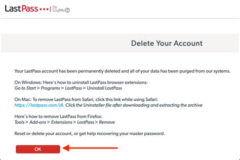 How To Delete Your Lastpass Account