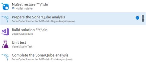 msbuild treat warnings as errors using sonarqube analysis stack