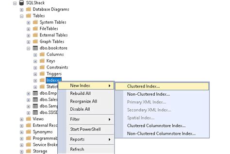 overview of sql server clustered indexes