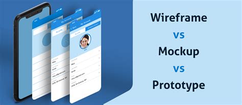 Wireframe Vs Mockup Vs Prototype Whats The Difference