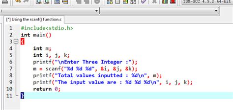 c input and output functions