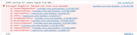 vue中出现uncaught rangeerror maximum call stack size exceeded codeantenna