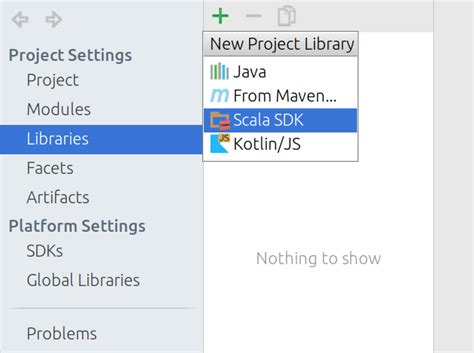 intellij idea error scala no scala library jar in scala compiler