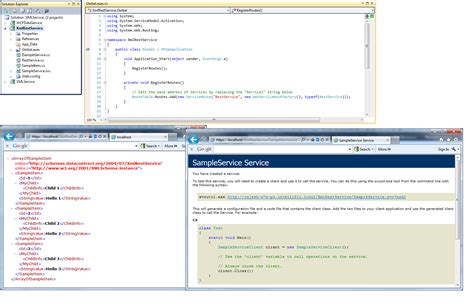 c combining wcf soap and rest stack overflow