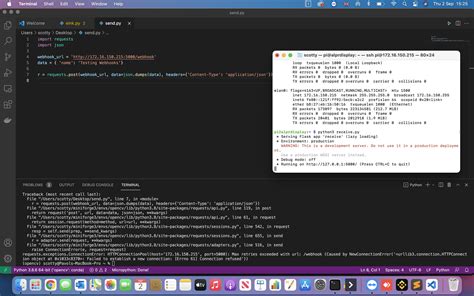 flask webhooks python raspberry pi stack overflow