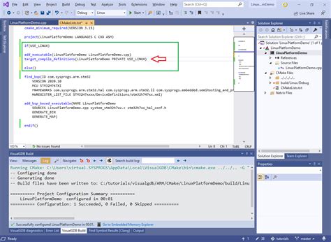 adding linux platforms to advanced embedded projects visualgdb tutorials