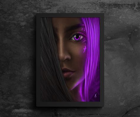 Andrej Digital Art Aurora Violet