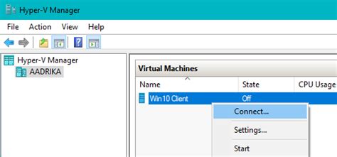 Hyper V Windows 10 Create Virtual Machine Oseberry