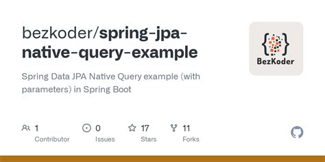 github bezkoder spring jpa native query example spring data jpa