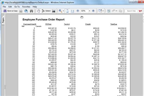 crystal reports exporting to various formats