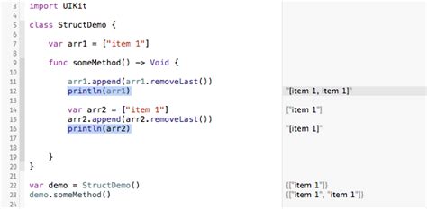swift array behaviour stack overflow