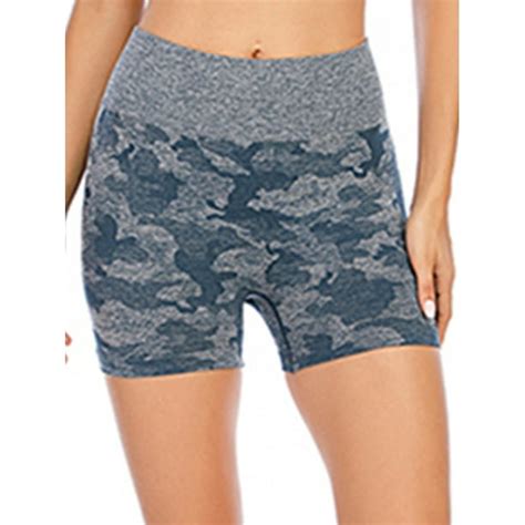 Lelinta Women High Waisted Workout Gym Booty Yoga Shorts Sports Lifting