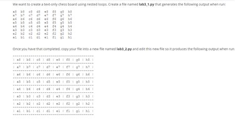 solved a chess board uses letters and numbers to identif