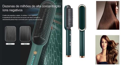 Escova Secadora De Cabelo 3 Em 1