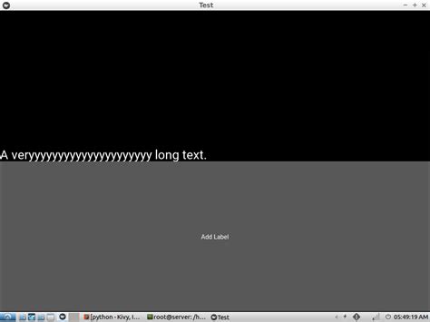 python how to position label widgets inside the boxlayout correctly