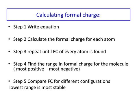 Ppt Calculating Formal Charge Powerpoint Presentation Free Download
