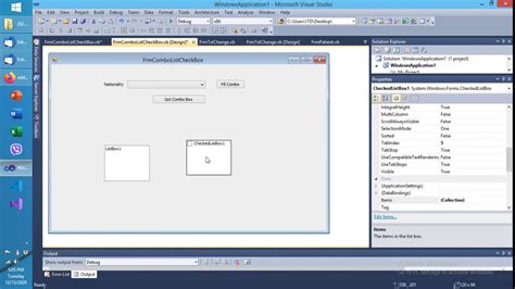 combobox listbox checkbox visual basic programming youtube