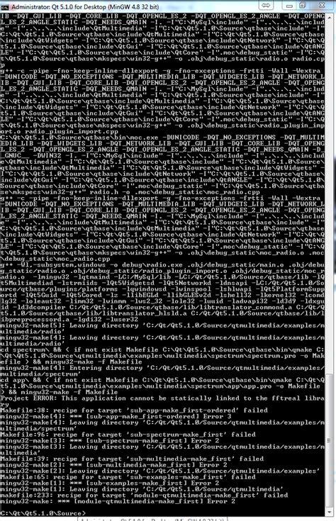 qt qt5 1 0 static linking this application cannot be statically