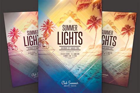 Amazing Beach Party Flyer Templates Free Psd Ai Word Indesign Formats