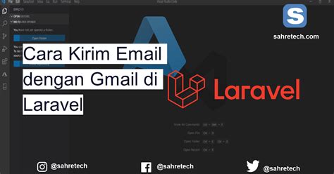 cara kirim email dengan gmail di laravel sahretech