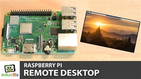 raspberry pi remote desktop connection youtube