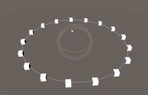placing points along a circular path relative to a rotation unity forum