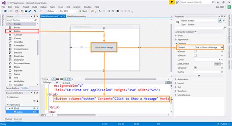 c wpf tutorial create first wpf desktop application sector code